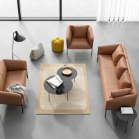 China B.one PU Leather Office Waiting Room Sofa , Custom Size Office Lounge Couch for sale