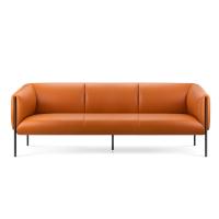 China B.one PU Leather Office Waiting Room Sofa , Custom Size Office Lounge Couch for sale