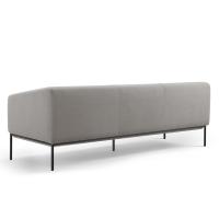 China GRANDEUR Three Seater Modern Office Couch Soft Upholstery With Padded Armrest for sale