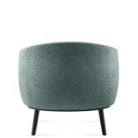 China Sturdy Legs Soft Upholstery Armchair Office Sofa Single Seater Contemporary Style for sale