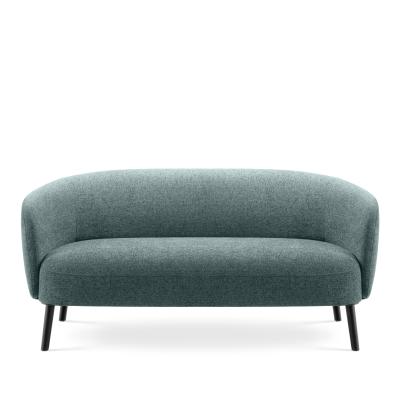 China Plush Modern Office Couch , Bouncy Fabric Waiting Area Sofa For Small Spaces for sale
