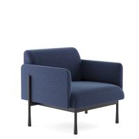 China Modern Design Single Seater Sofa For Office , Cozy Fabric Single Sofa Armchair for sale
