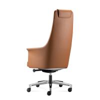 China Luxury Executive Office Leather Chairs With Wheels and Adjustable Height for sale