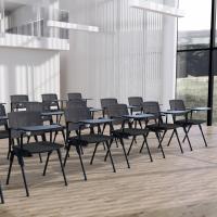 China Stackable Ergonomic Mesh Back Office Guest Chair For Meeting Room Waiting Room for sale