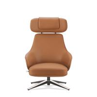 China Executive Recliner Chair PU Leather Ergonomic High Back Lounge Seating DOHA for sale