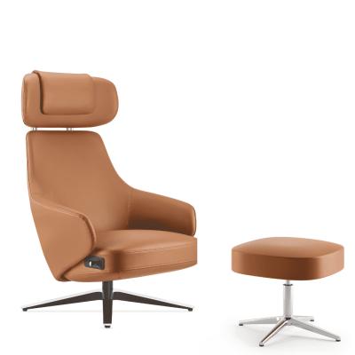 China Executive Recliner Chair PU Leather Ergonomic High Back Lounge Seating DOHA for sale