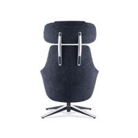 China Ergonomic Recliner Chair Fabric Upholstered Modern Lounge Seating Comfortable High Back DOHA for sale