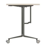 China Folding Table Multi Functional Meeting Room Training Furniture Aluminum Frame Ergonomic Design E-ZEE for sale