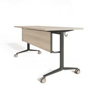 China Folding Table Multi Functional Meeting Room Training Furniture Aluminum Frame Ergonomic Design E-ZEE for sale