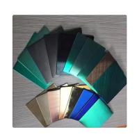 China Color Decorative Stainless Steel Sheet 304 316 316L Rose Gold Stainless Steel Plate for sale