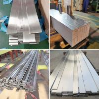 China 304 316 316L Stainless Steel Flat Bar Hot Rolled Length Customized for sale
