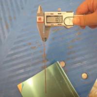 China 100mm*10mm*0.1mm Copper Plate Sheet With Thermal Conductivity 401 W/(m·K) for sale