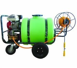 China 6.5hp Max Output Portable Power Sprayer 196cc Displacement Recoil Start 160L Tank for sale