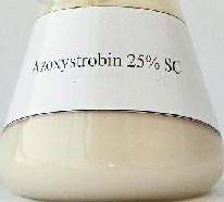 China Azoxystrobin 25% SC Broad Spectrum Fungicide 100-375 g/ha for Edible Crops for sale
