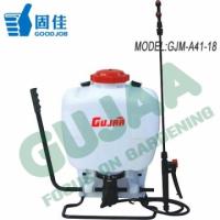 China Manual Backpack Sprayer Red Button Switch Double Conical Nozzle for sale