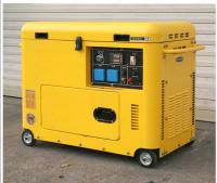 China 60Hz 4 Stroke Portable Silent Diesel Generator 8kVA Short Circuit Protection for sale