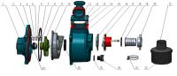 China 36m3/H 2.5L Diesel Water Pump Self Priming Low Oil Consumption 36m3/H Flow for sale