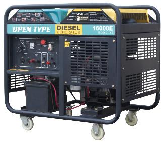 China 8-12KW Short Circuits Protection Open Frame Diesel Generator for sale