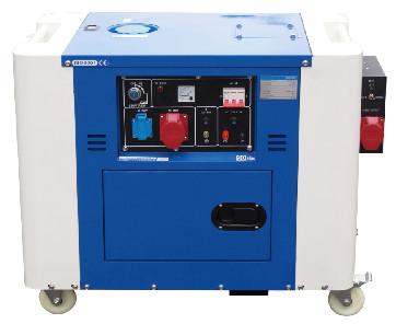 China 3-7kW Single Phase Silent Diesel Generator 220V Single Cylinder Soundproof for sale
