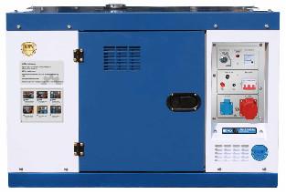 China 8-12kW Single Cylinder Diesel Generator Set 3000-3600rpm Low Noise for sale