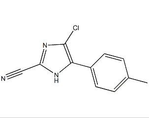 China Cyazofamid Intermediate 4-Chloro-5-(4-Tolyl)-1H-Imidazole-2-Carbonitrile CAS 120118-14-1 for sale