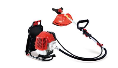 China Gasoline Two Stroke 52cc Backpack Brush Cutter With Flexible Shaft for sale