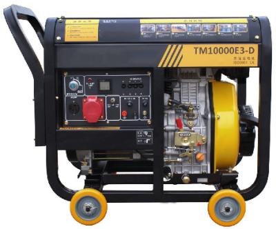 China 7KW Short Circuits Portable Diesel Generator Slient Type for sale
