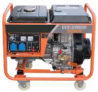 China 7KW Short Circuits Portable Diesel Generator Slient Type for sale