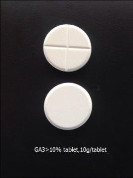 China Gibberellic Acid GA3 10% Soluble Tablet Plant Growth Regulator CAS 77-06-5 Broad Spectrum for sale