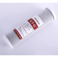 China CTO Activated Carbon Block Filter Cartridge for RO System Water Purification in Outdoor Household Car RV Hotel Applications for sale