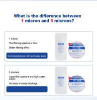 China PP Cotton Filter Cartridge Activated Carbon Water Filter PP Sediment Filter Cartridge Household Water Purifier Accessories for sale