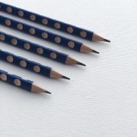 China Factory Price Graphite  Triangle 2B Bulk Wooden Black Drawing Pencil for sale