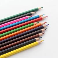 China Hot Selling 12pcs 7 Inch Soft Red Wood Colour Pencil Set 3mm Lead  Color Pencils for sale