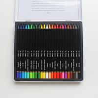 China Water-soluble 24Pcs Woodless Colored Pencils Sketch Arts for Adults for sale