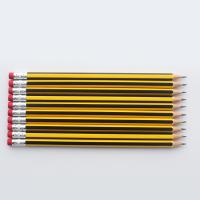 China Factory Price presharpen Hb Pencil 10pcs Wood 2hb Pencil with Red Eraser for sale
