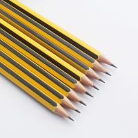 China Factory Price presharpen Hb Pencil 10pcs Wood 2hb Pencil with Red Eraser for sale