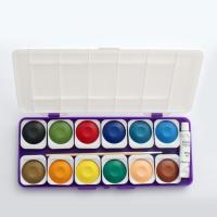 China 30mm Art Painting Wholesale 12 Color Watercolor Paint Set Professional for sale