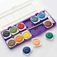 China 30mm Art Painting Wholesale 12 Color Watercolor Paint Set Professional for sale
