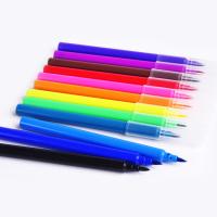 China B2C Kids Drawing Color Set 12pcs Wholesale Fibre Tip Watercolor Markers for sale