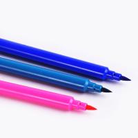 China B2C Kids Drawing Color Set 12pcs Wholesale Fibre Tip Watercolor Markers for sale