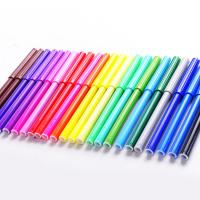 China Kids Painting Set 24pcs Fibre Tip Wholesale Watercolor Markers Set for sale