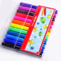 China Factory Direct Wholesale 12pcs Felt Tip Jumbo Scented Watercolor Pen for sale