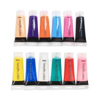 China 12 Colors 75ml Loose Non-Toxic Tube Artist Acrylic Paint for Kids for sale