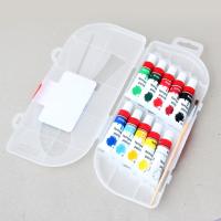 China Fast Moving Hot 10 Color Tempera Painting PP Box 10ml Gouache Paint for sale