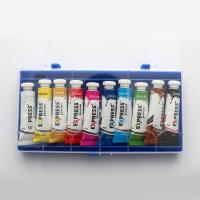 China Factory Direct Wholesale 10 Color Art Painting Plastic Box 10 ml Tempera Paint for sale