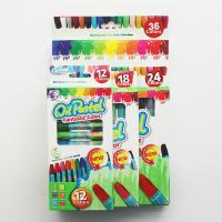 China Wholesale Fantastic Color Triangle Oil Pastel Set-12 Colors Plastic Packaging Kids Drawing Supplies for sale