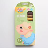 China 12 Colors Hexagonal Non-toxic Gallery Soft Paints Oil Pastel for Children for sale