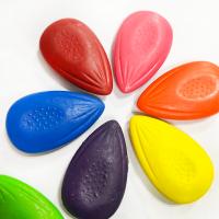 China New Design 8PCS Colorful Fancy Non Toxic  Kids Flower Shape 3D Crayon Set Modeling Crayon for sale