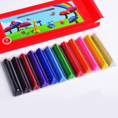 China 12 bar Educational Non-toxic Triangle Shape 200 g Modelling Clay for sale