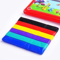 China 70g 6color Kids DIY Hobby Non-toxic Factory Price Flat Plasticine Modelling Clay for sale